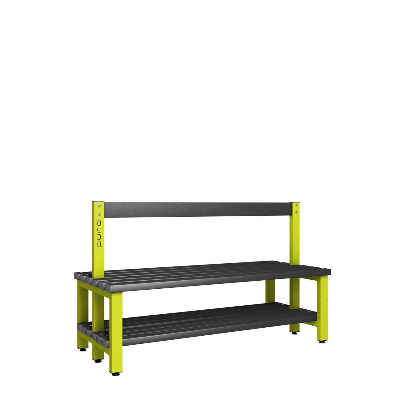 Pure Carbon Zero Double Sided 1500mm Low Height Back Rest Bench With ...